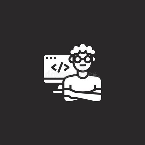 Programmer Icon Or Logo Isolated Sign Symbol Vector Illustration Stock Vector Illustration Of
