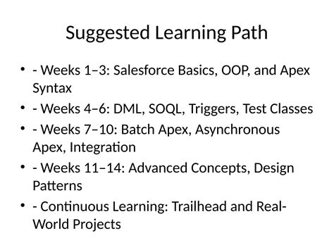 Salesforce Apex Training Roadmap Basic To Advance Pptx