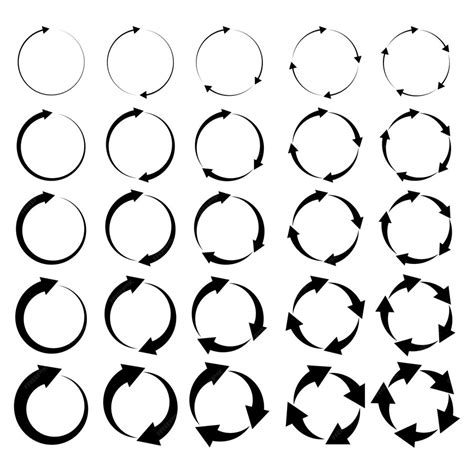 Premium Vector Cursor Arrow Icon Set Forward Icon Recycle Icon Set Simple Design Vector