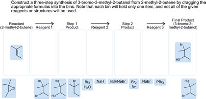 Construct A Three Step Synthesis Of Chegg Com
