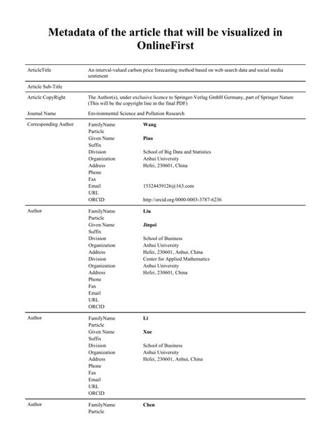 PDF An Interval Valued Carbon Price Forecasting Method Based On Web
