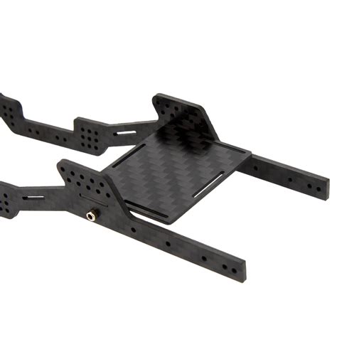 Meus Racing Carbon Fiber Lcg Chassis Kit Frame Girder For Axial Scx24 Deadbolt Jlu C10 Bronco 90081