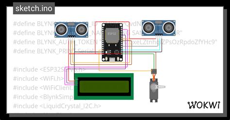 Tempat Sampah Otomatis Arduino 2 Wokwi Esp32 Stm32 Arduino Simulator