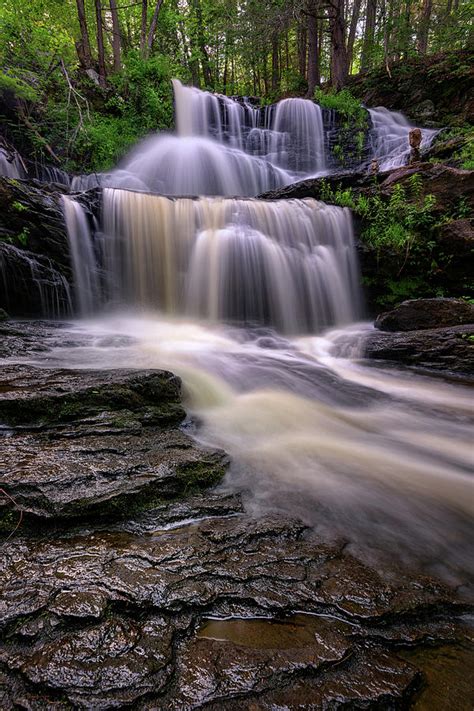 Summer Flow At Garwin Falls Photograph By Rick Berk Pixels