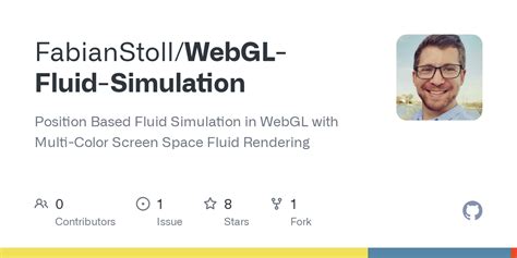 Github Fabianstollwebgl Fluid Simulation Position Based Fluid