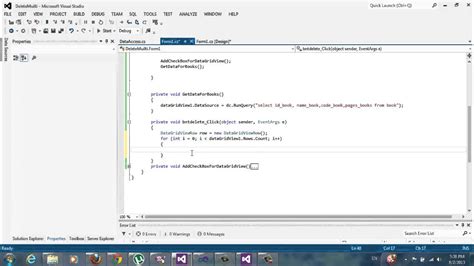 11 add checkbox to datagridview and delete muilti youtube