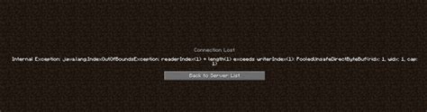 Minecraft Forge Error Internal Exception Java Lang Indexoutofboundsexception R Minecraftforge