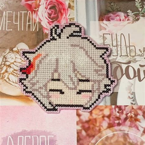 🍁брошка кадзуха🍁 Вышивка крестом алфавита Ремесла Схемы вышивки крестиком