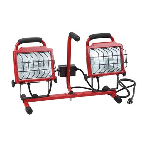 Utilitech Halogen Stand Work Light In The Work Lights Department At