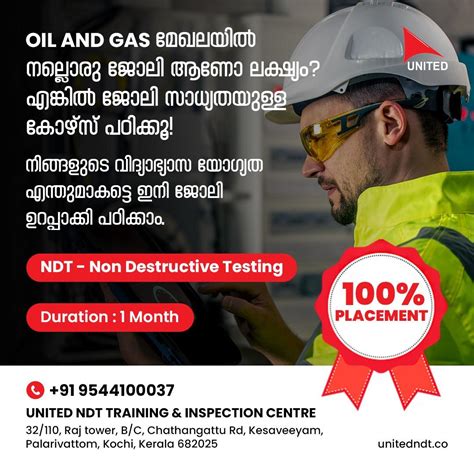 United Ndt Non Destructive Testing Hurry Up Admission Open For 2025 Batch Ndt