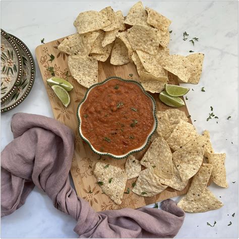 Roasted Tomato Salsa Adriennes Classic Desserts