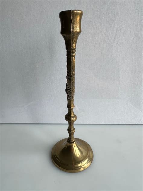 Menorah Candlestick With Seven Candles Etsy