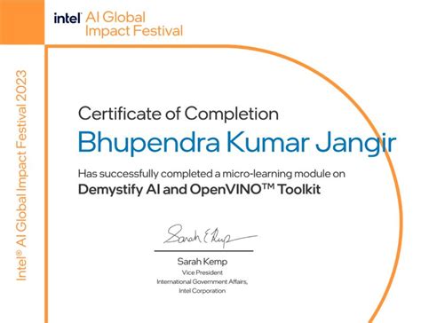 Bhupendra Kumar Jangir On Linkedin Ai Intel