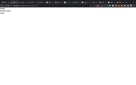 dashboard analytics route is not working · issue 37689 · vercel next