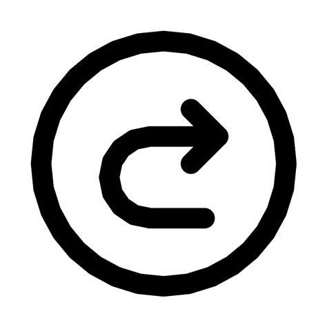 Turn Around Right Direction Circle Vector Svg Icon Svg Repo