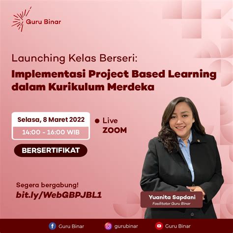 webinar implementasi project based learning dalam kurikulum merdeka