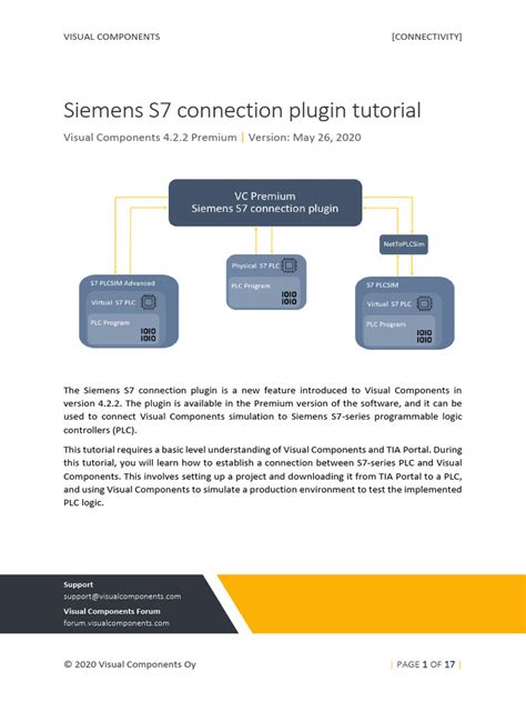 Connect To A Siemens S7 Plc Part1 Pdf Programmable Logic Controller Computer Architecture