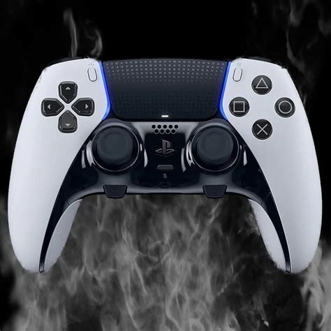 Ps5 Dualsense Edge Custom Modded Controller Classic White