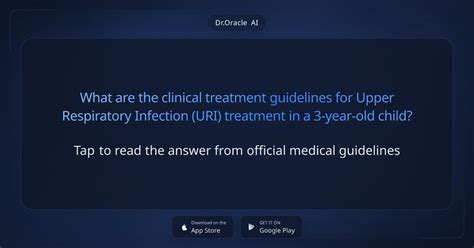 What Are The Clinical Treatment Guidelines For Upper Respiratory