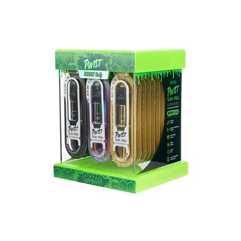 Ooze Slim Twist 2 0 Stackable Displays 24ct Single Tier Ooze Slim Twist 2 0 W Smart Usb