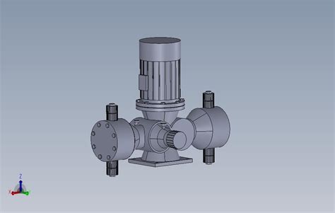 计量泵 SOLIDWORKS 2013 模型图纸免费下载 懒石网