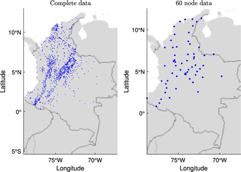 Colombia Data Set For Intermodal Hub Network Design The Original Data