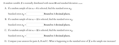 Solved A Random Variable X Is Normally Distributed With Mean