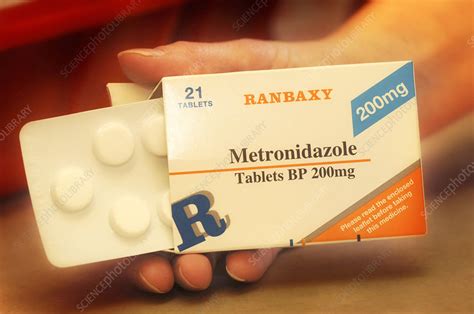 Metronidazole Antibiotic Pills Stock Image M625 1513 Science Photo Library