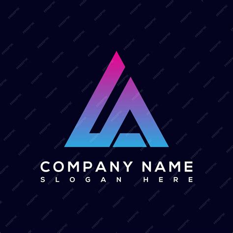 Premium Vector Letter A Creative Triangle Shape Logo Design Icon