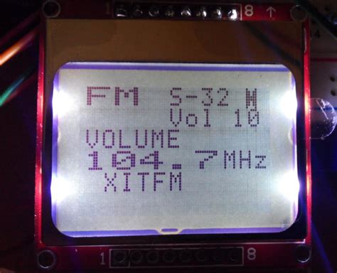arduino tehniq fm radio with rda5807