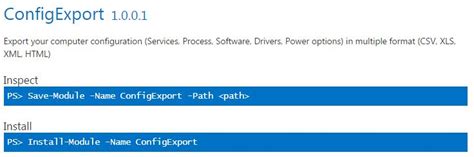 Powershell Module Export Your Computer Configuration Syst And Deploy