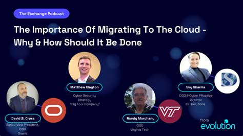 Evo Cyber Security 26 The Importance Of Migrating To The Cloud Why And How Should It Be Done