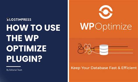 How To Use The Wp Optimize Plugin