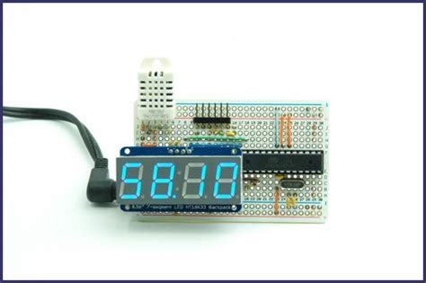 tempduino arduino based temp and humidity display