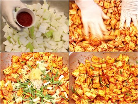 찹쌀풀없이 쉽게 깍두기 담그는법 깍두기만드는법 김진옥요리가좋다 깍두기레시피