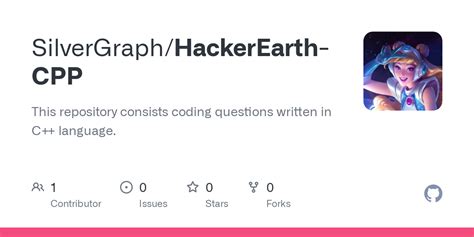 github silvergraph hackerearth cpp this repository consists coding questions written in c