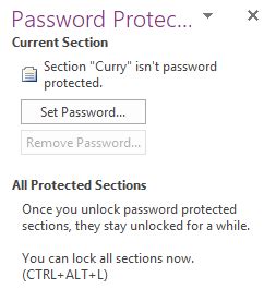 How To Keep Your OneNote Notes Secret And Safe