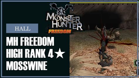 Monster Hunter Freedom 1 Mosswine Arena Detonado33 Youtube