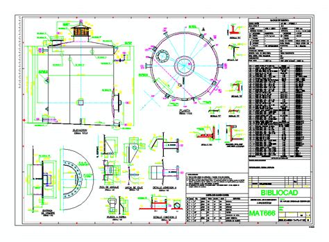Tank Api Dwg Detail For Autocad • Designs Cad