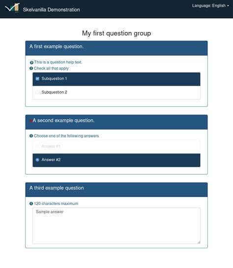 SkelVanilla A11y And Usuability Documentation Extend LimeSurvey