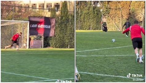 🎥 Video ზურიკო დავითაშვილმა მამარდას ვარჯიშზე ულამაზესი გოლი გაუტანა