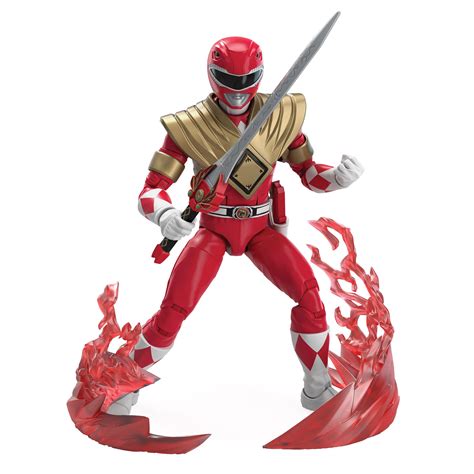 Amazon Com Power Rangers Lightning Collection Remastered Mighty Morphin Red Ranger Inch