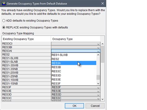 Structure Occupancy Types
