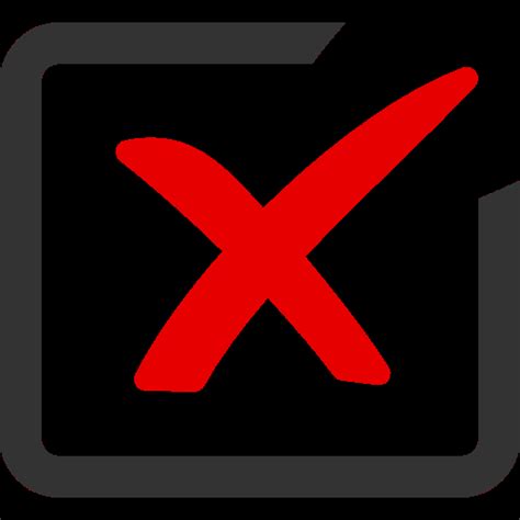 Download Checkbox Cross Red Icon Free Freepngimg Download Checkbox Cross Red Icon Free Freepngimg
