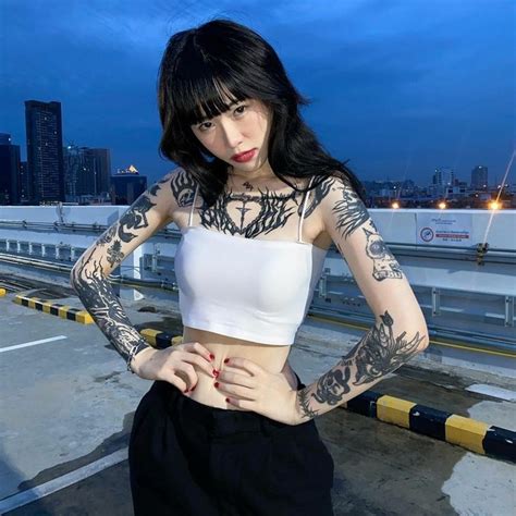 Pin On Asian Tattoo Girl