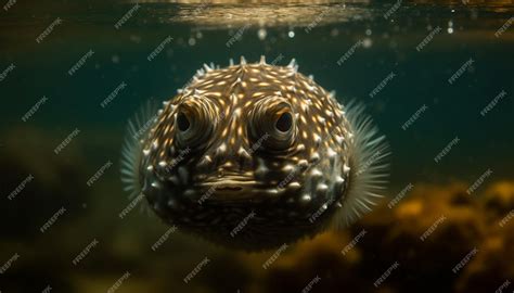 Premium Photo Underwater Animal Swimming In Tropical Sea Close Up Of