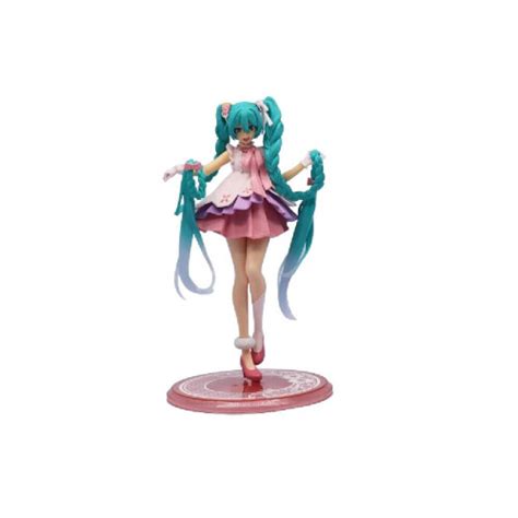 Muñeca Hatsune Miku Cabello Largo Modelo De Pvc Linda Chica Para Decorar El Escritorio Del