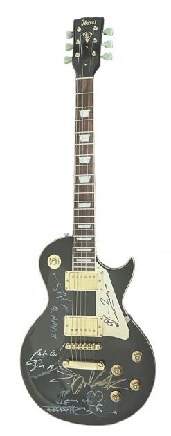 Sex Pistols Signed Les Paul Style Guitar Charitystars