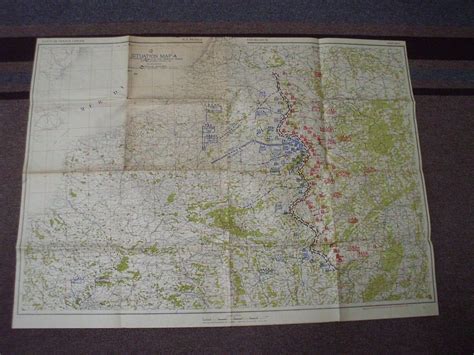 Ww2 Situation Map A Allied And German Forces At 1200 Hrs 16 Dec 44 1867873397