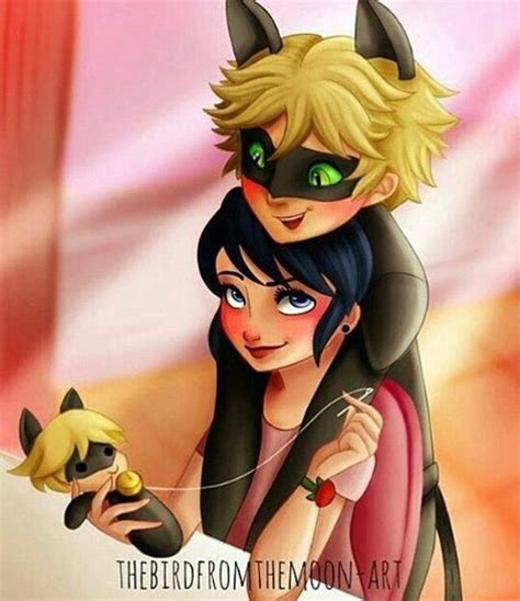 Cutest Marichat Fan Art Ive Ever Seen In My Life Miraculous Ladybug